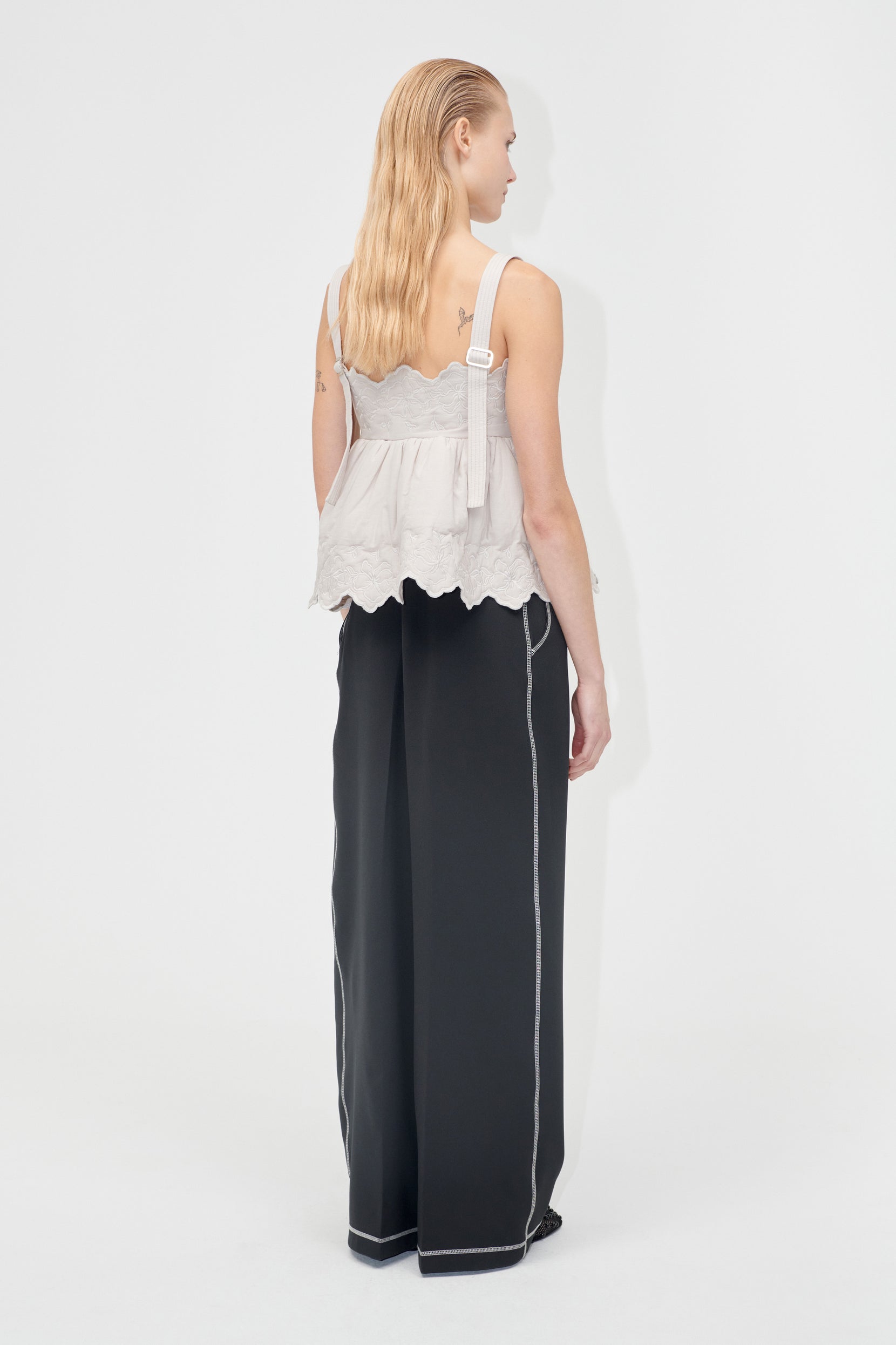 Double Slider Adjustable Pants - Black - Stine Goya
