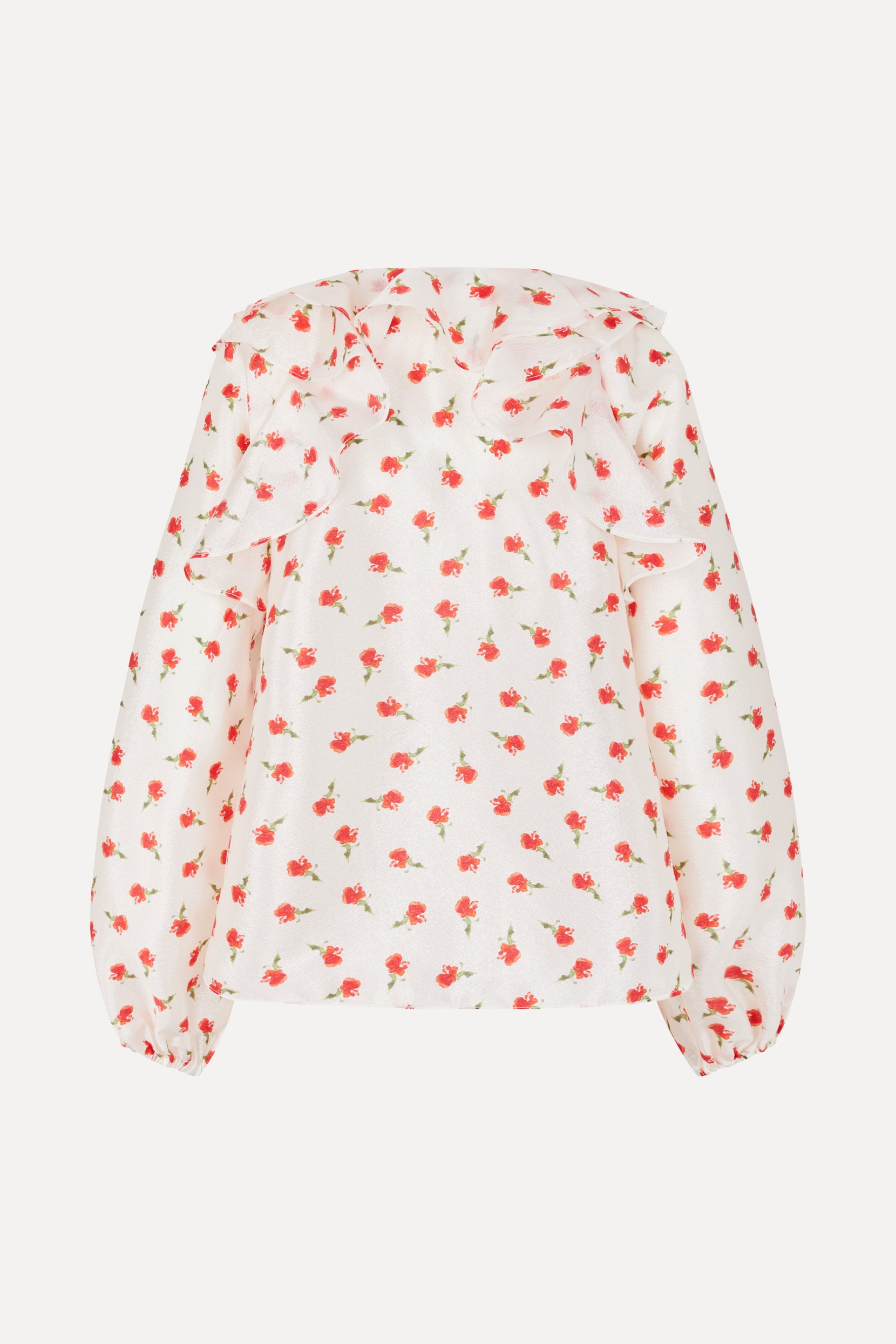 Multi Ruffle Raglan Top - Ditzy Petunia - Stine Goya