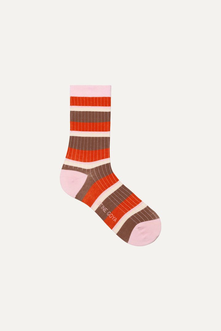 Short Socks - Horizontal Multistripes - Stine Goya
