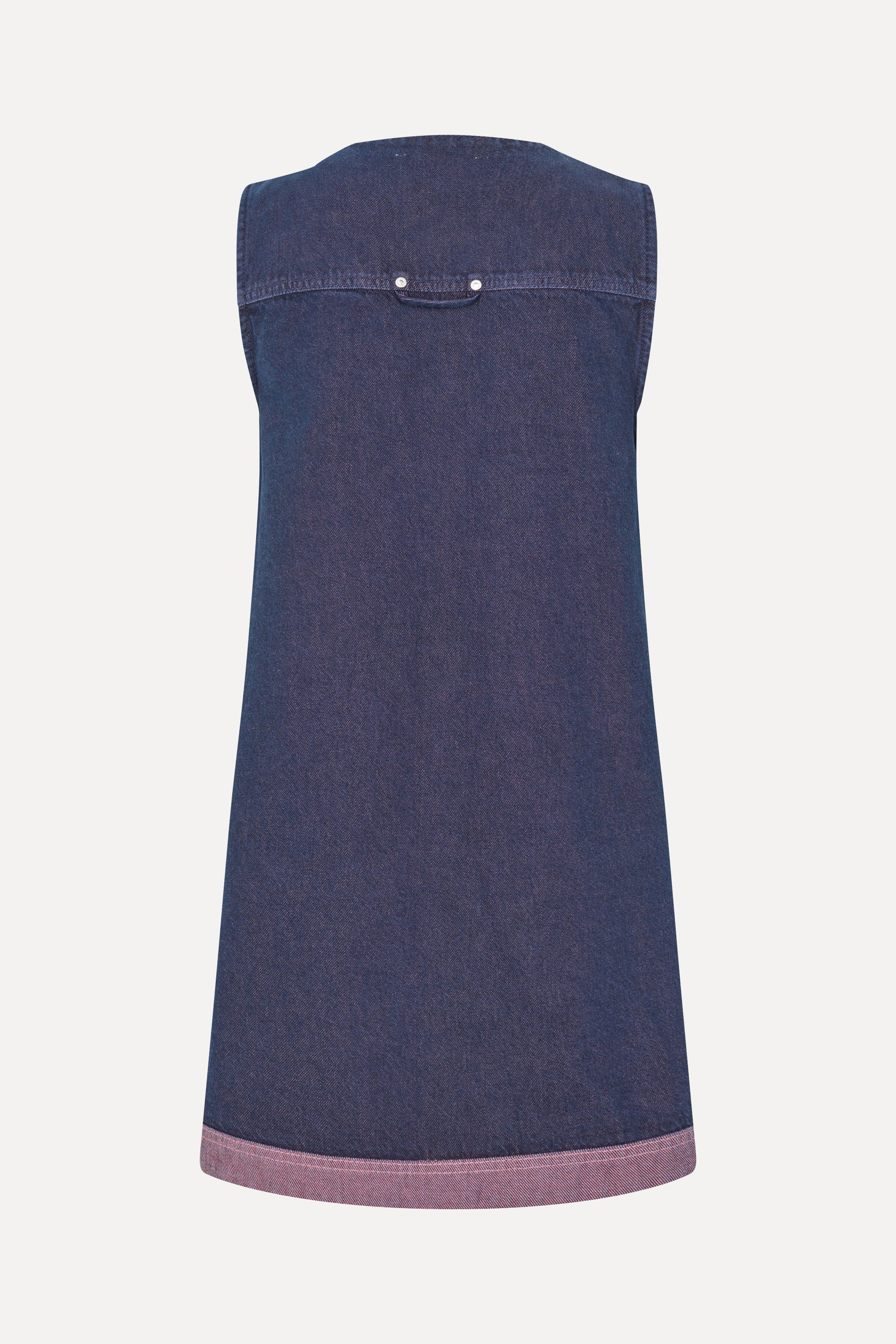 Vest Pocket Mini Dress - Dusky / Dried Rose - Stine Goya